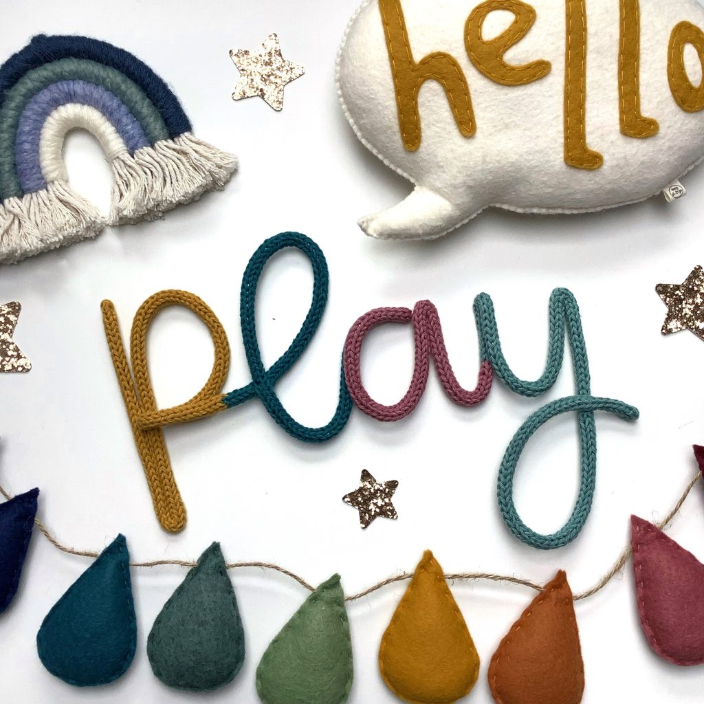 Rope Words and Quotes (Multi Coloured) - Hestacraft